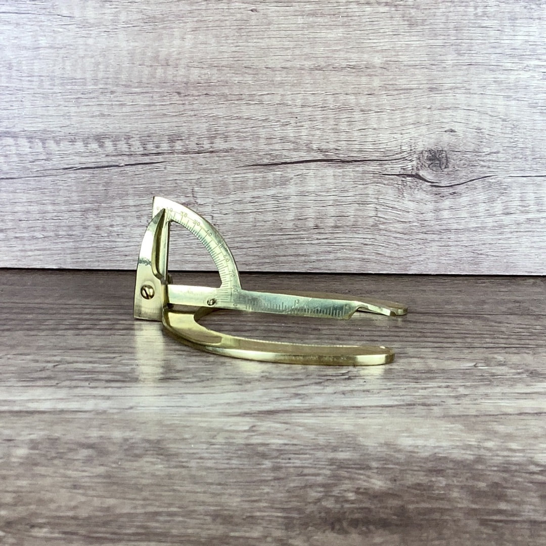 HOOF GAUGE, BRASS, ANVIL BRAND – Geisler Ranch & Livestock Center